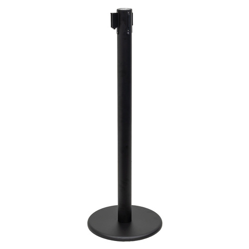 Single Belt Retractable Post Barrier with 2m Belt | Verdex Equipment